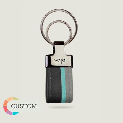 The GT-R customizable leather keychain - Vaja