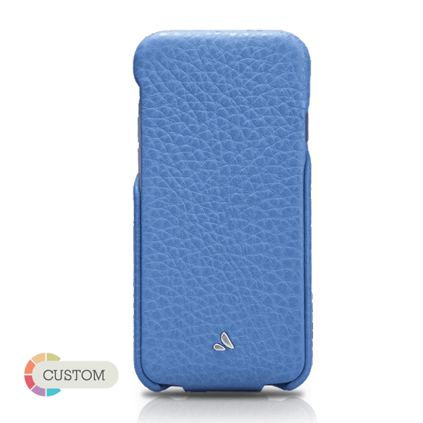 Customizable Top - iPhone 7 clamshell Leather case w/Magnetic closure ...