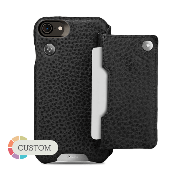 Customizable Niko Wallet iPhone 7 Leather Case - Vaja